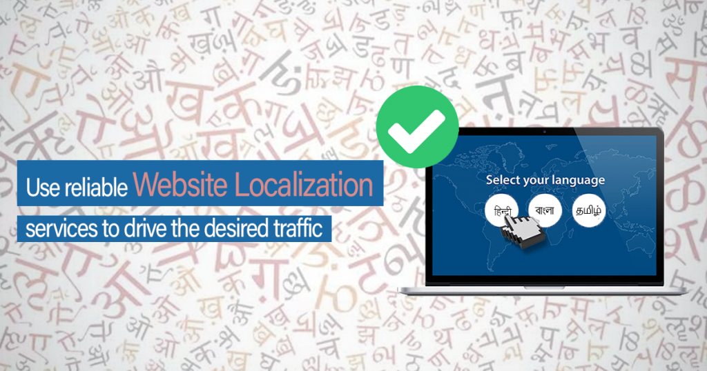 Use reliable website localization services to drive the desired traffic - Devnagri